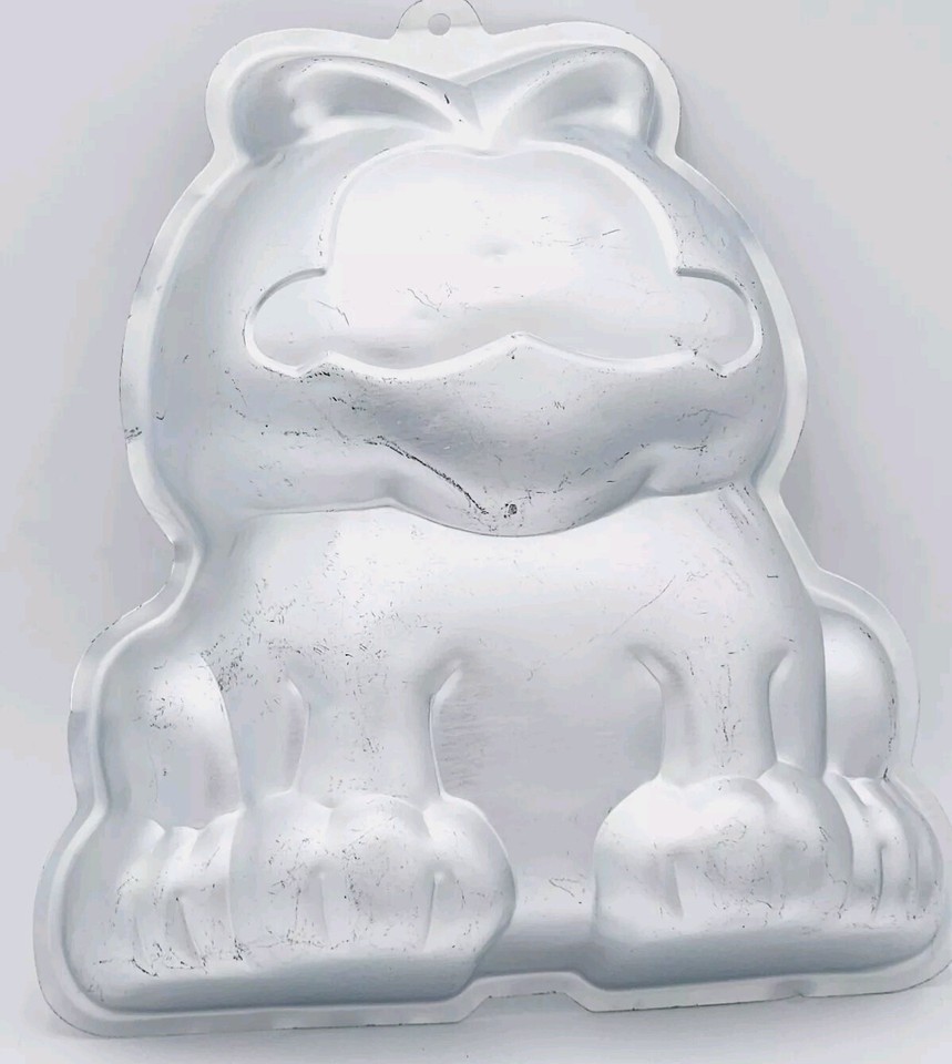 Wilton Garfield Birthday Cake Pan 1978 Mold 502-9403 vintage cartoon ...