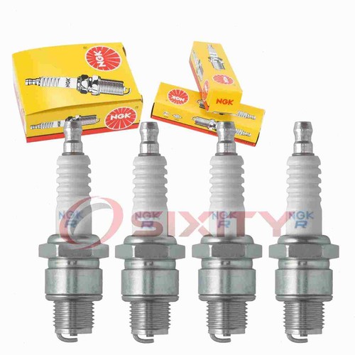 4 pc NGK 3322 BR4HS Standard Spark Plugs for WR10AC WR10A W9AO W14FR-U ...