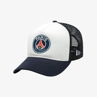 New Era Paris Saint-Germain F.C Flawless A-Frame Trucker Ball Cap, Navy ...