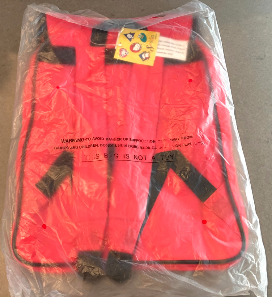 1997 vintage SANRIO Hello Kitty BACKPACK unused RARE red plaid | eBay