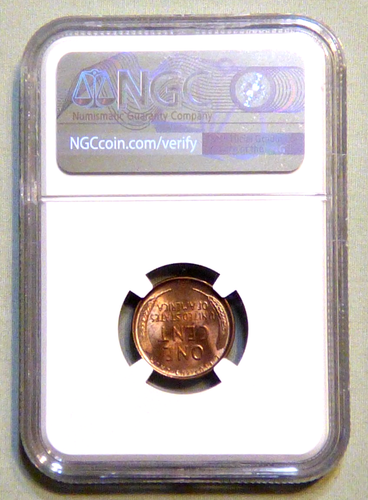 1909 VDB United States Lincoln Wheat Penny NGC Graded MS 64 RB - Lot ...