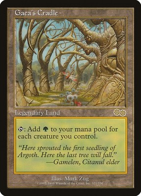 MTG Gaea's Cradle - Urza's Saga #321 | eBay