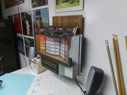 Rowe 200 Jukebox Wallbox MP3 Conversion - Chrome / brown - man cave | eBay