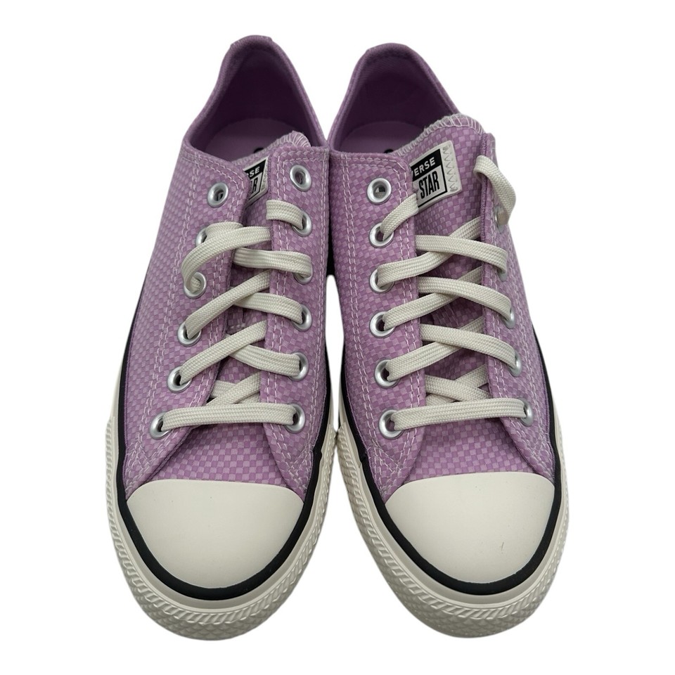 Converse Chuck Taylor All Star Ox Shoes Womens Size 7 Pink Checkered ...