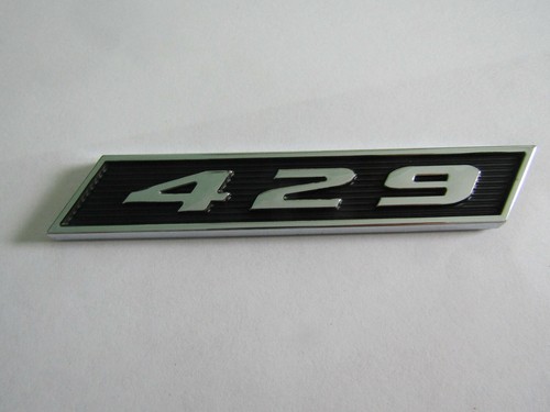 429 ENGINE SIZE HOOD SCOOP FENDER BODY EMBLEM FITS FORD LINCOLN MERCURY ...