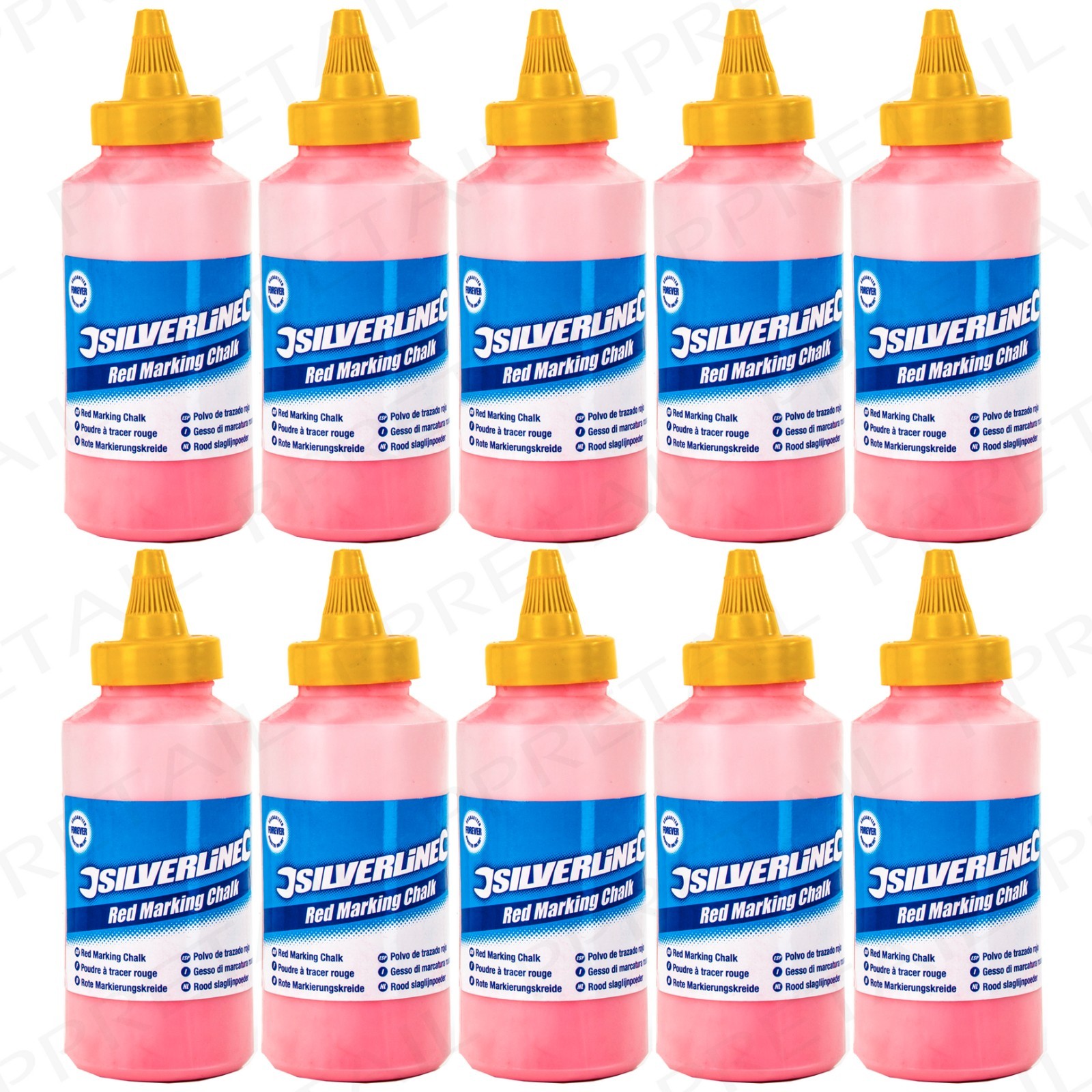 GENUINE SILVERLINE 13/30m CHALK LINES OR BLUE/RED/WHITE Brick Marking ...