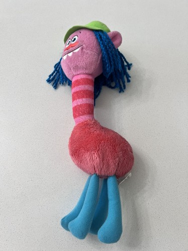 2015 Dreamworks Trolls Cooper long neck plush 12" Stuffed Animal Hasbro ...