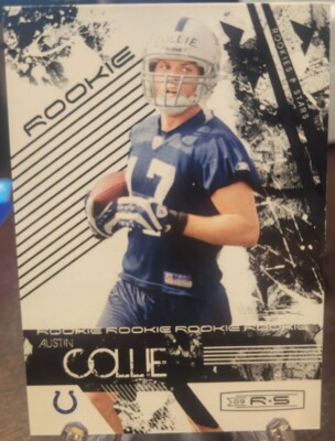 2009 Donruss Rookies & Stars #122 Austin Collie Colts BYU SN /999 | eBay