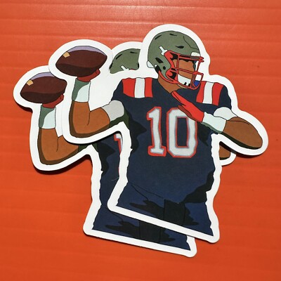 MAC JONES Sticker New England Patriots Sticker NFL Sticker Football ...