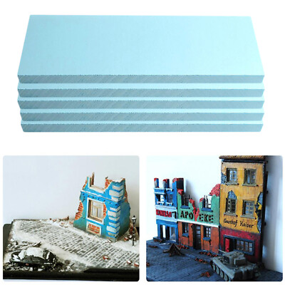 Blue Foam Board Sheet Crafts Model Diorama Base Building Kit ...