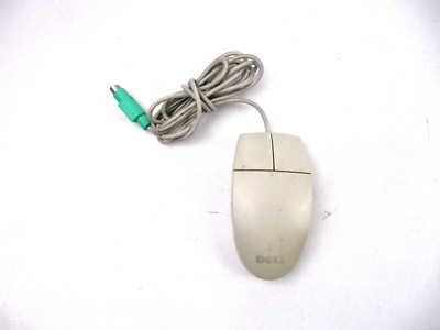 DELL Logitech M-S34 Mouse PS2 PS/2 TRACKBALL WIRED Corded VINTAGE RETRO ...