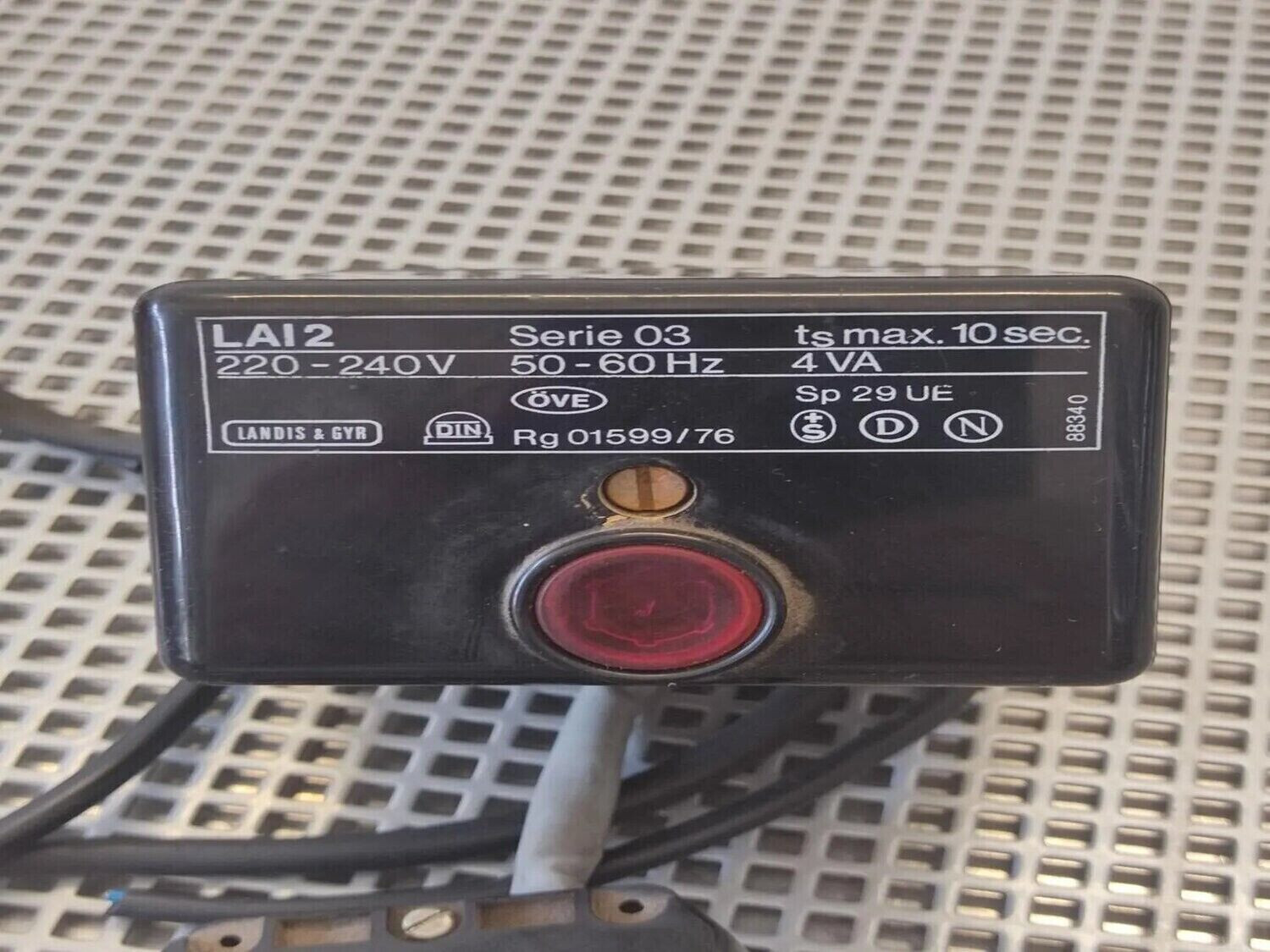 LANDIS AND GIR LAI2 OIL BURNER CHECK | eBay.de