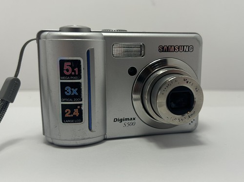 Samsung Digimax S500 5.1MP CCD SENSOR. Tested - Uses AA Batteries | eBay