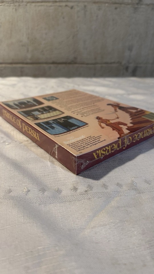 BRAND NEW NOS Prince Of Persia Apple II Software Floppy Disk Sealed ...