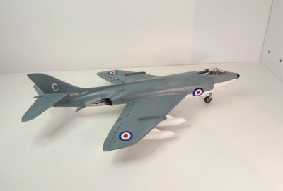 Built and painted vintage Supermarine Scimitar, Royal Navy - 1/72 Scale ...