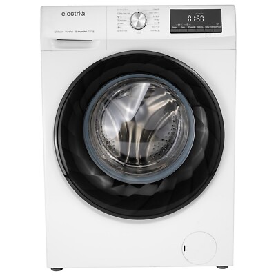 electriQ 12 kg Washing Machine 1400 rpm, Steam Hygiene & Auto-Weigh ...