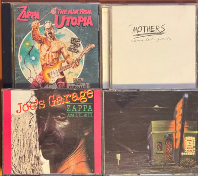 FRANK ZAPPA - 4 CD LOT- JOE'S GARAGE / JAZZ NOISE/FILLMORE EAST/ MAN ...