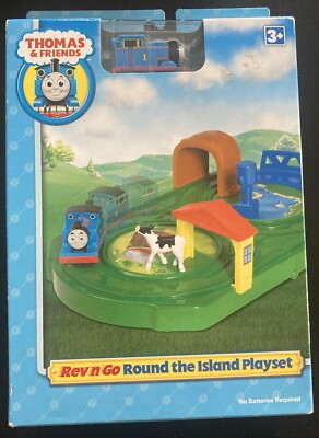 Thomas and Friends Rev N Go Round Island Playset NIB 2008 Tank Engine ...