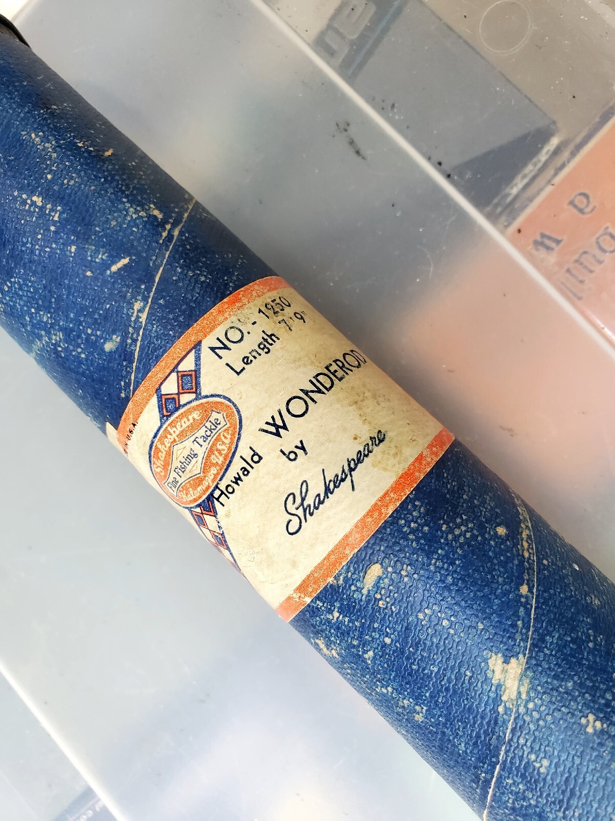 Beautiful VTG Shakespeare Howald Wonderod No.1250 7'9" Fiberglass 2pc ...