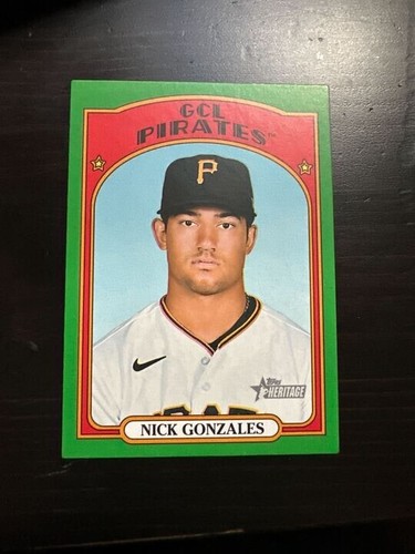 2021 Topps Heritage Minor League Edition - Green Border #35 Nick ...