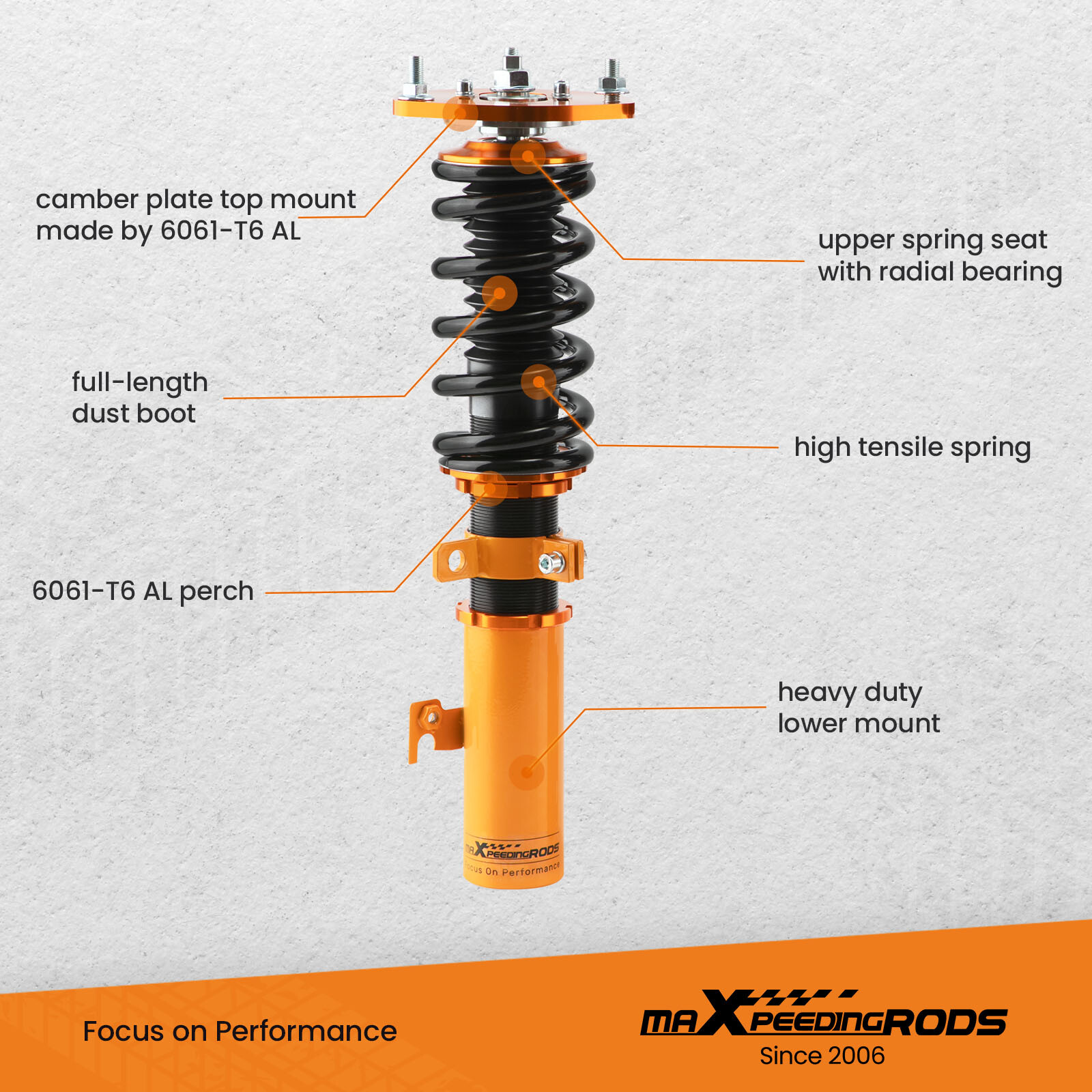 Coilovers Lowering Kit For LEXUS ES350 2007-2009 Toyota Camry / Avalon ...