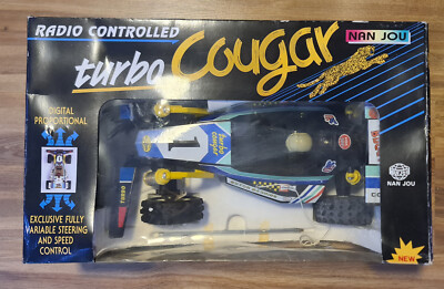Vintage 80s TURBO COUGAR 1:14 Remote Control RC TAIWAN BY NAN JOU ...