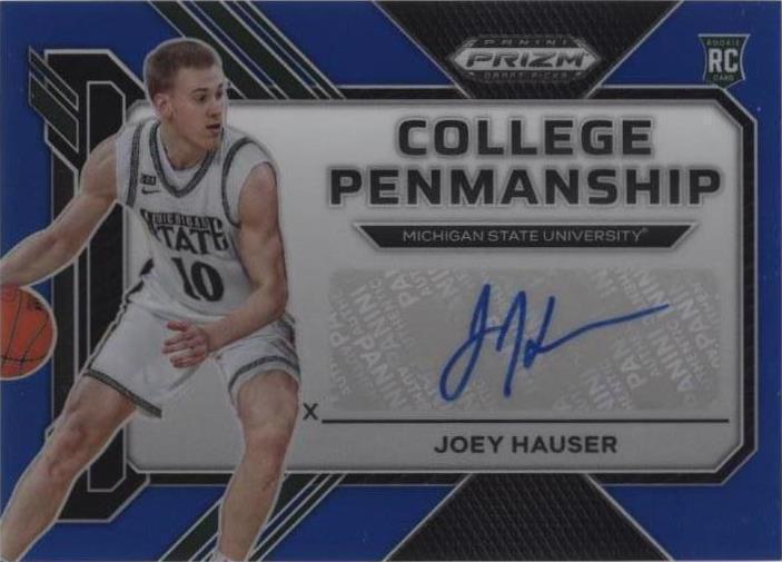 2023 Panini Prizm Draft Picks - College Penmanship Joey Hauser #CP-JHS ...