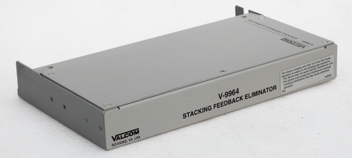 VALCOM V-9964 STACKING DIGITAL FEEDBACK ELIMINATOR / MESSAGE STACKER ...