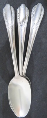 National Silver Co. N.S.Co. Stainless 3 Serving Spoons "Unknown Name ...