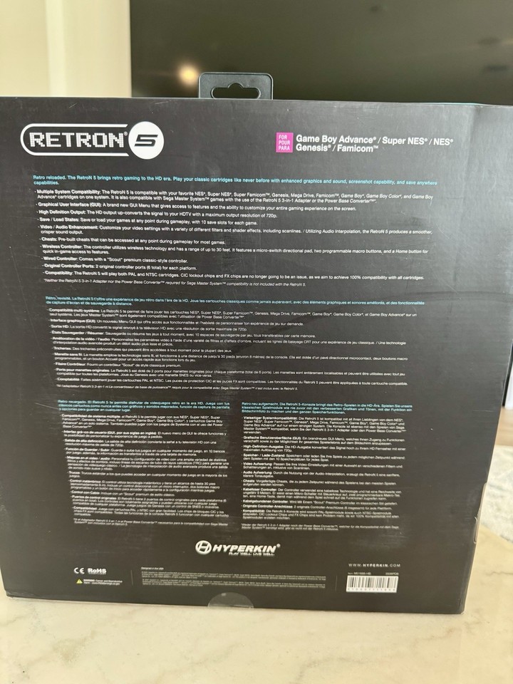 Hyperkin RetroN 5: HD Gaming Console for GBA/ Gbc/ GB/ Super NES/ Super ...