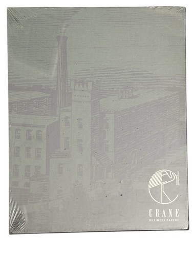 NIB 200 Sheets CRANES BOND 100% Cotton Wove Paper White 24lb 8.5x11 ...