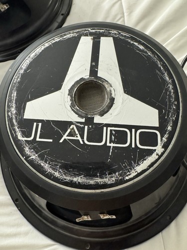 (3) TRIO JL AUDIO 12W6 v1 subwoofers subs sub speaker subwoofer 12 w6 ...