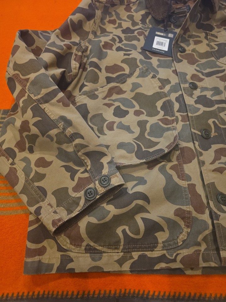 Filson Canvas Outfitter Jacket - XL Tundra Shrub Camo , Brand New With ...