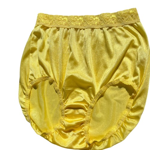 Vintage Hanes Panties Sz 7 L Nylon Silky Satin Shimmer Shiny Sheer ...
