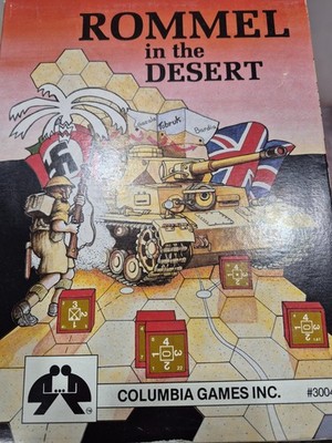 Columbia Games Boardgame Rommel in the Desert #3004 | eBay