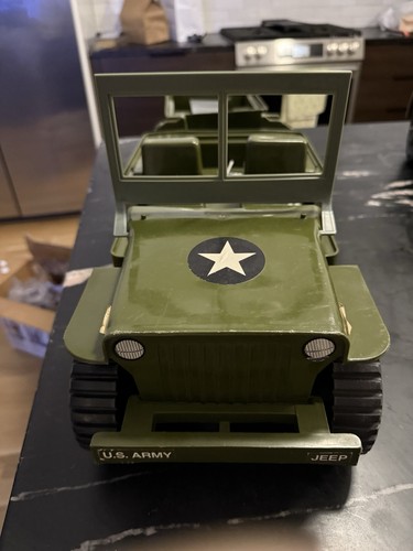 Gi Joe WW2 Army 5 Star Jeep Trailer 1973 Empire Soldier Action Man ...