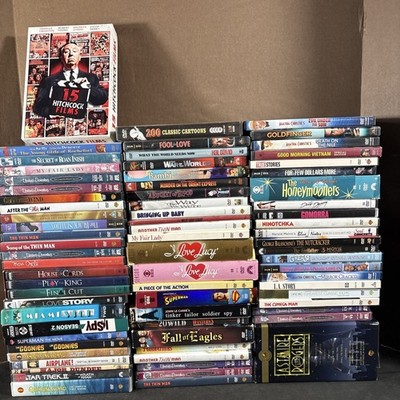 HUGE LOT OF DVDS CLASSICS TCM THIN MAN GILLIGAN I SPY ASTAIR RODGERS ...