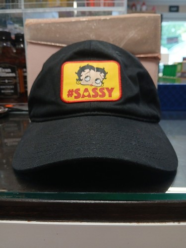 Betty Boop H3 Headwear Cartoon Ladies Women Black Relaxed Era Hat Cap ...