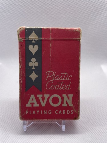VTG Pink Avon Plastic Coated Playing Cards, Used | eBay