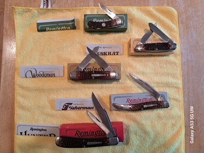 Vintage Remington Knife Collection; 1980s-90s; Original Boxes, Near ...