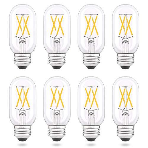 T45/t14 E26 Led Light Bulb 40watts Equivalent Dimmable0 100% Soft White ...