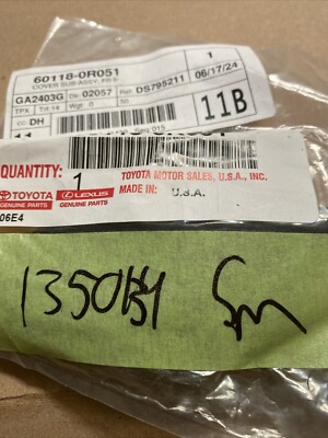 Genuine Toyota Cover Sub-Assembly Front Pillar Upper Left 60118-0R051 ...