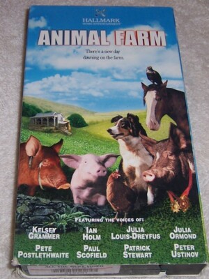 Animal Farm VHS Video Kelsey Grammer Ian Holm Julia Louis-Dreyfus Julia ...