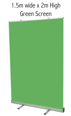 1.5m x 2m Fully Portable Green Screen Photographic Video Background ...