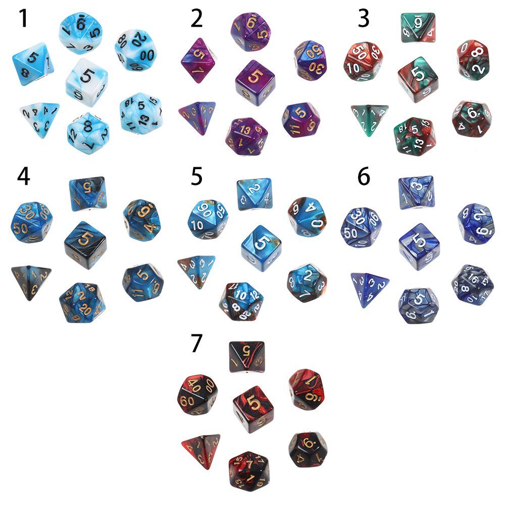 Two-color Dice Set Party Supplies Leisure Entertainment Toys Game ...