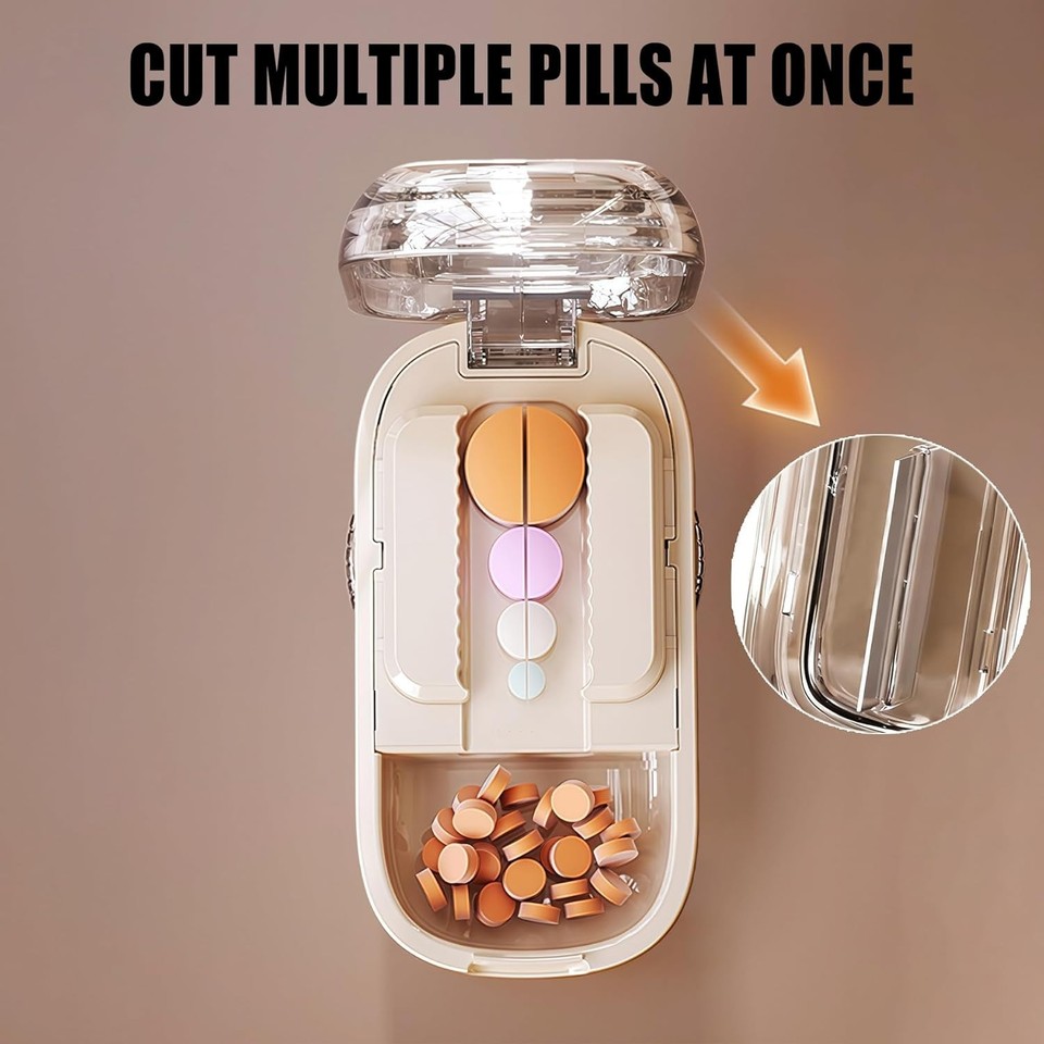 Pill Cutter Splitter for Small and Tiny Pills - Adjustable Pill S | eBay