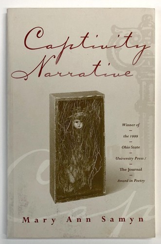 Mary Ann Samyn / Captivity Narrative 1999 | eBay