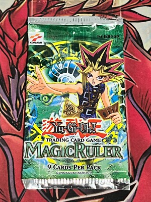 Konami YuGiOh Magic Ruler 1st Edition Booster Pack #6, Factory Sealed ...
