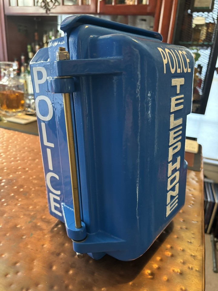 VINTAGE POLICE EMERGENCY TELEPHONE CALL BOX Similar To Gamewell | eBay