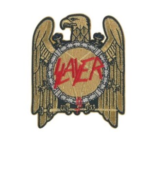 SLAYER - GOLD EAGLE - EMBROIDERED PATCH - BRAND NEW - 5453 | eBay
